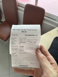 Bell Travel Serviceを使ってパタヤからバンコクの空港まで直行バスで帰る(ベルトラベルサービス) | Hop!Step!Trip!